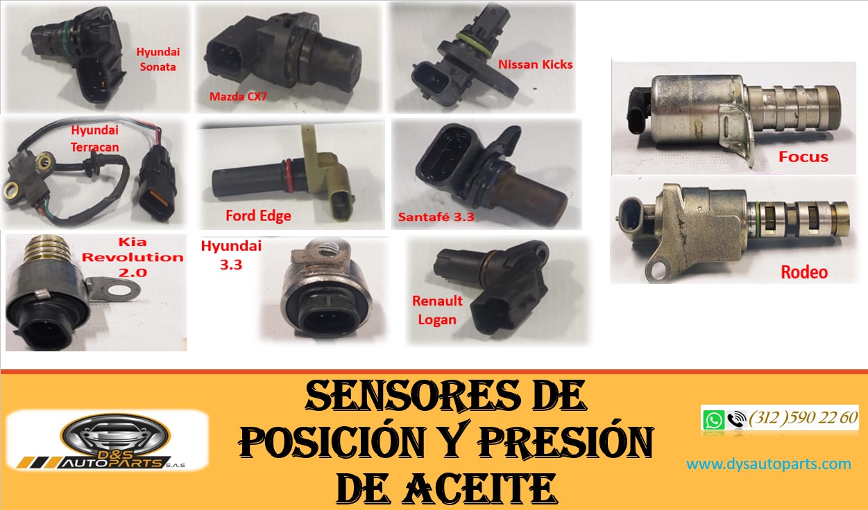SENSORES DE POSICIÓN Y PRESIÓN DE ACEITE – D&S Auto Parts